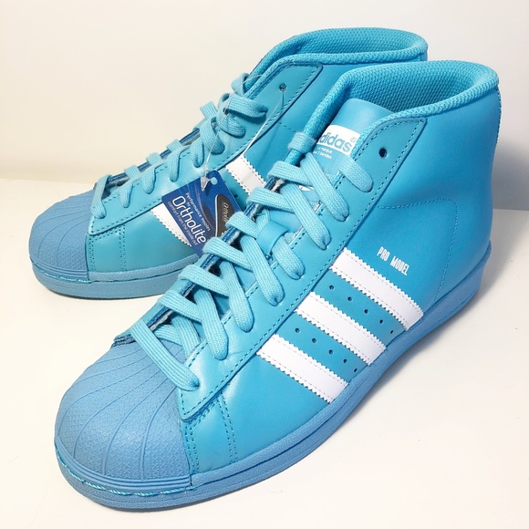 adidas | Shoes | Adidas Pro Model Ortholite High Top Blue Shoes | Poshmark
